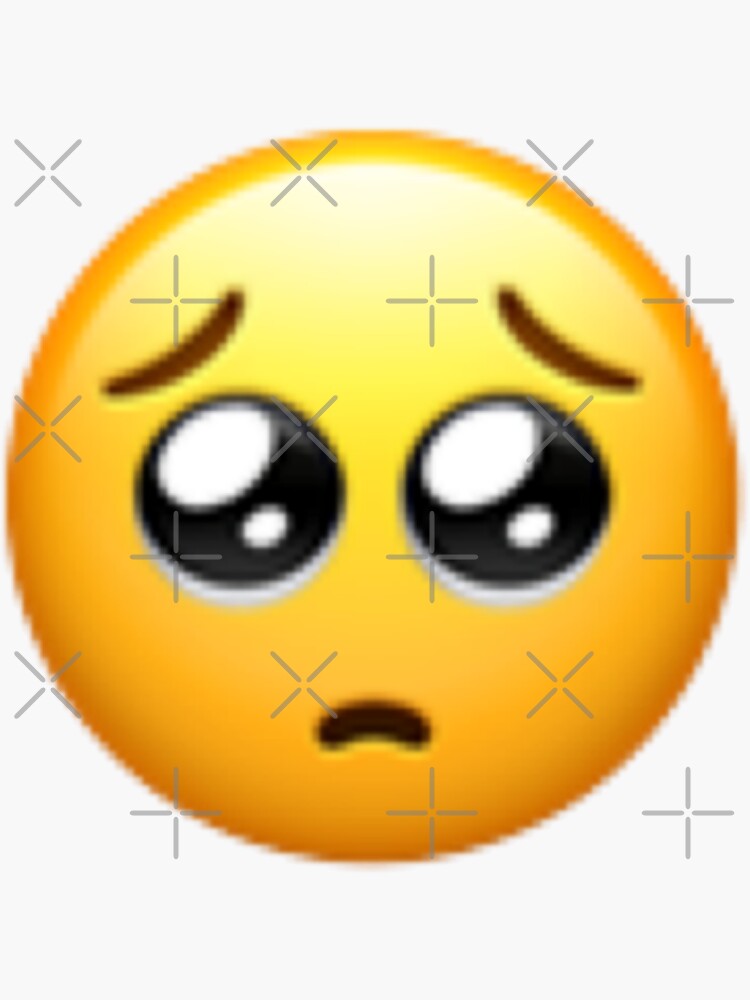 "Awe emoji" Sticker for Sale by Sprinkled-else | Redbubble