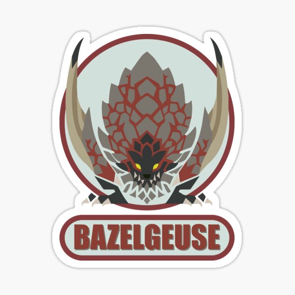 "Monster Hunter World: Iceborne - Bazelgeuse" Sticker by VerdantEcho ...
