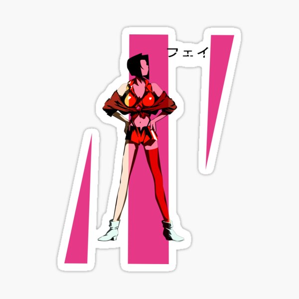 "Faye (cowboybebop)" Sticker by jdrip | Redbubble