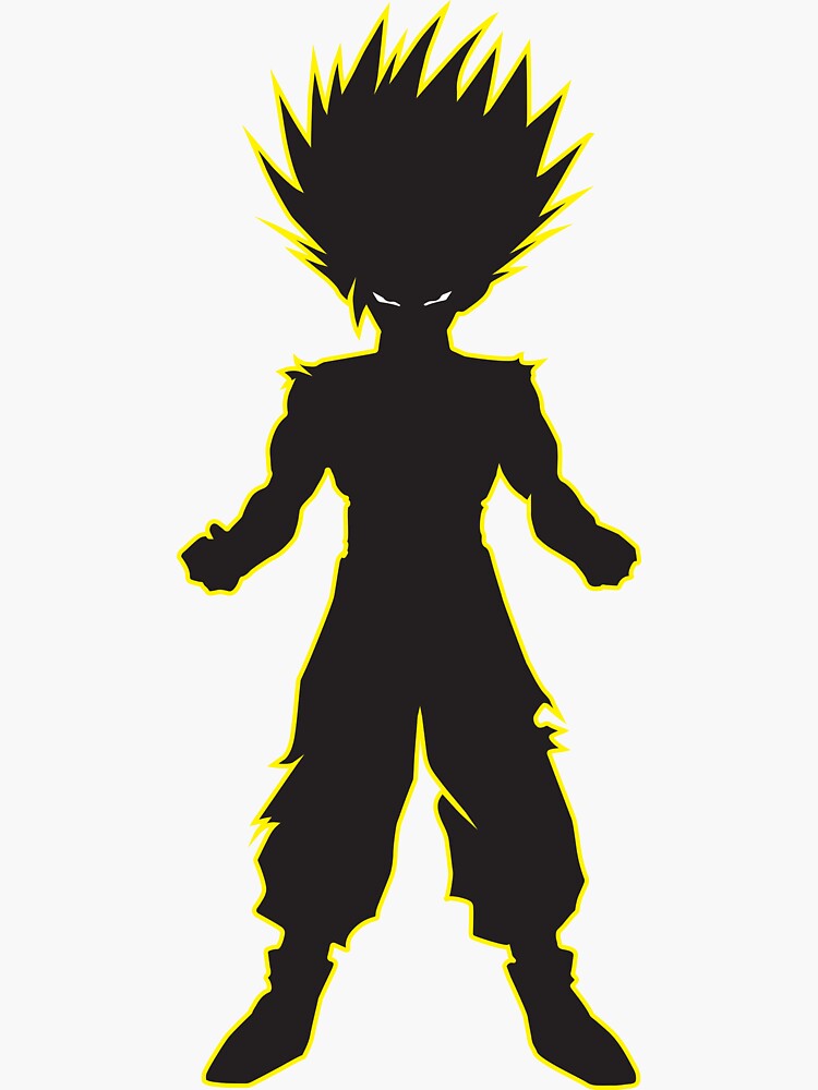 "Son Gohan" Sticker by WiredDesigns | Redbubble