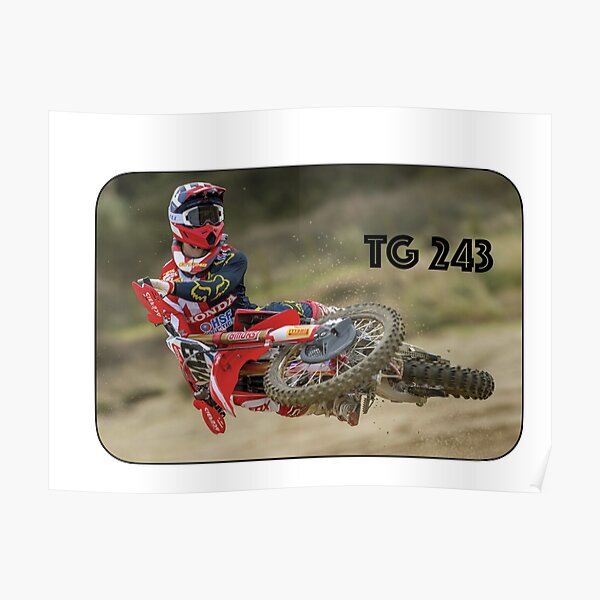 "Tim Gajser 243" Poster von cre-art | Redbubble