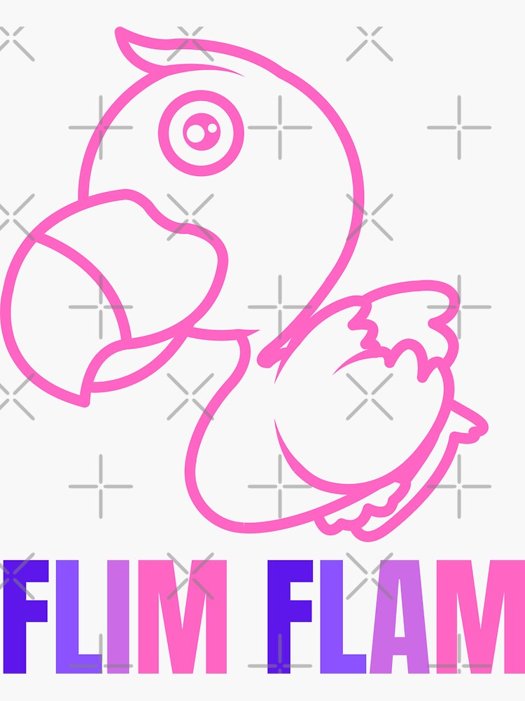 "Flim Flam Flim Flam" Sticker for Sale by Filolo | Redbubble
