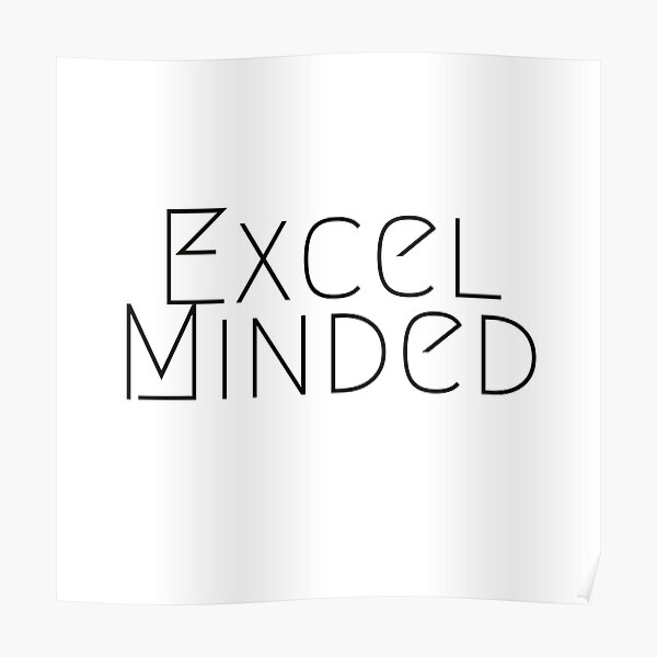 Microsoft Excel Posters | Redbubble