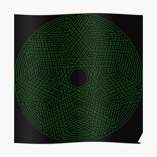 "Heptagram symbol of seven point of star" Poster for Sale by arioscraft ...