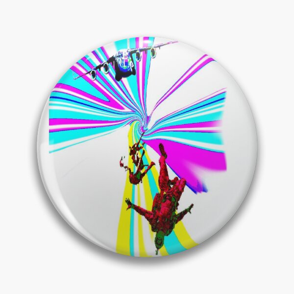 Parachute Jump Pins and Buttons | Redbubble