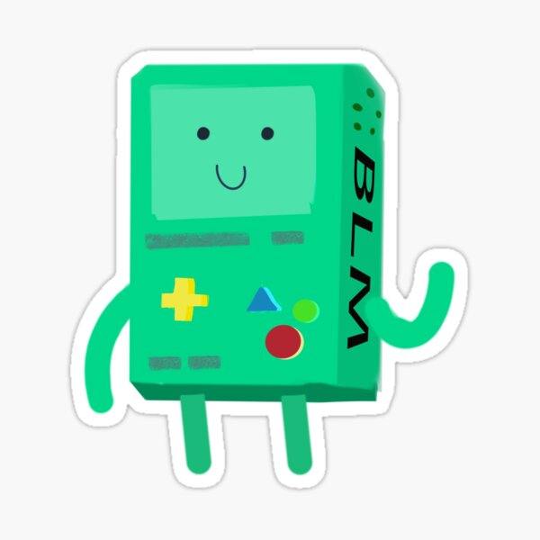 "BMO BLM" Sticker for Sale by onlycomics | Redbubble