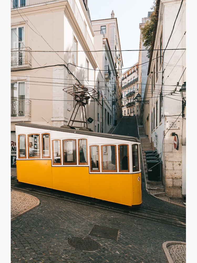 "Lisbon Tram (Ascensor da Bica)" Sticker for Sale by michieldros ...