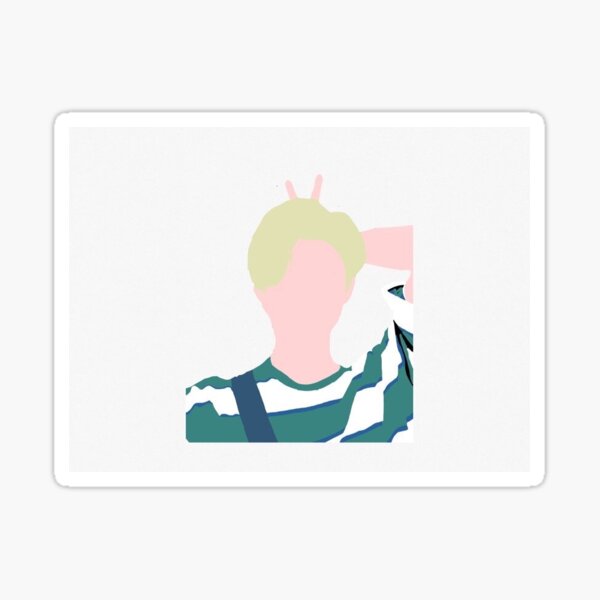"BTS Namjoon sticker/mask" Sticker by joymin | Redbubble