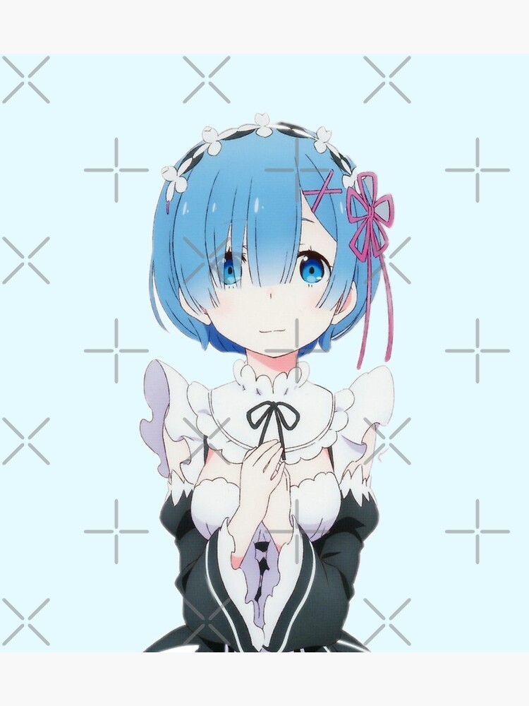 "Rem - Re:Zero" Poster for Sale by DontStealWaifu | Redbubble