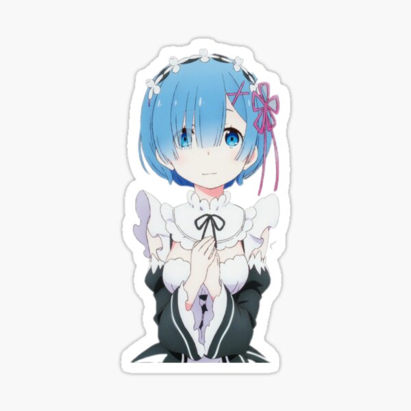 "Rem - Re:Zero" Sticker by DontStealWaifu | Redbubble