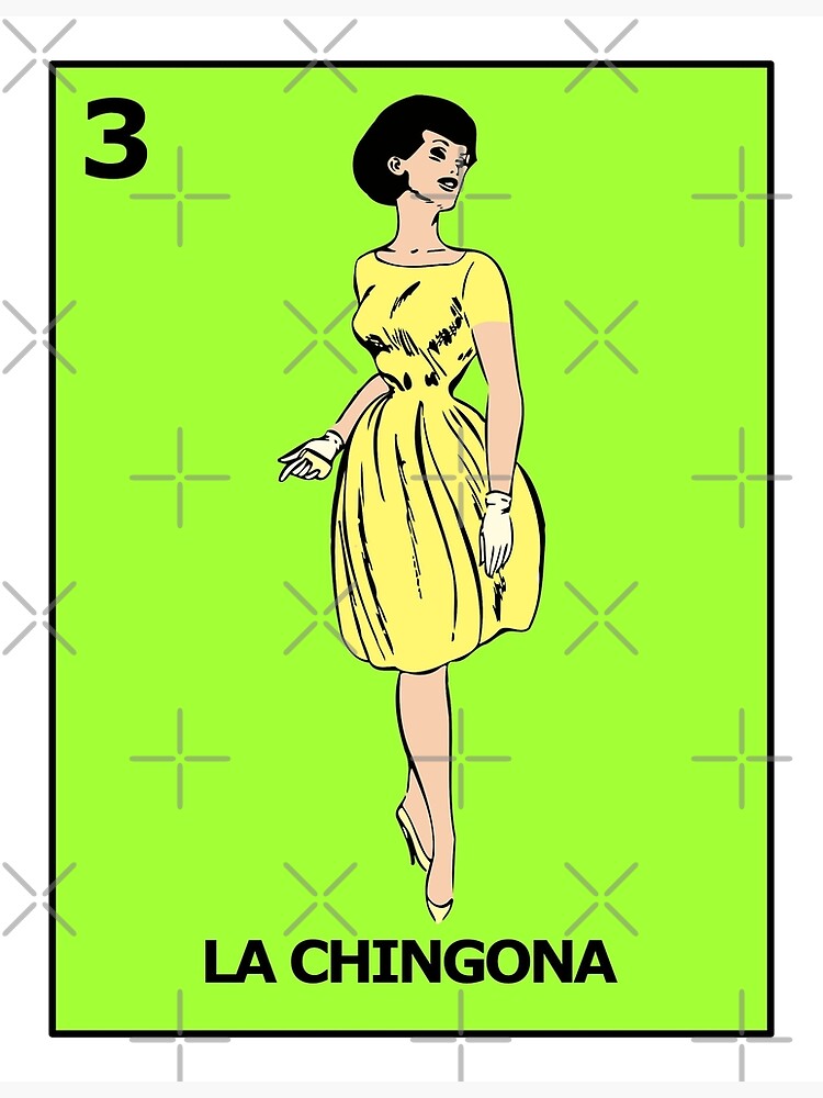 Lámina fotográfica «LA CHINGONA. Arte inspirado en la lotería mexicana ...
