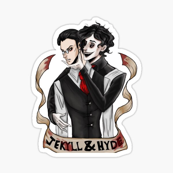 "Jekyll&Hyde Confrontation Stickers" Sticker by Oh-No-Arts | Redbubble