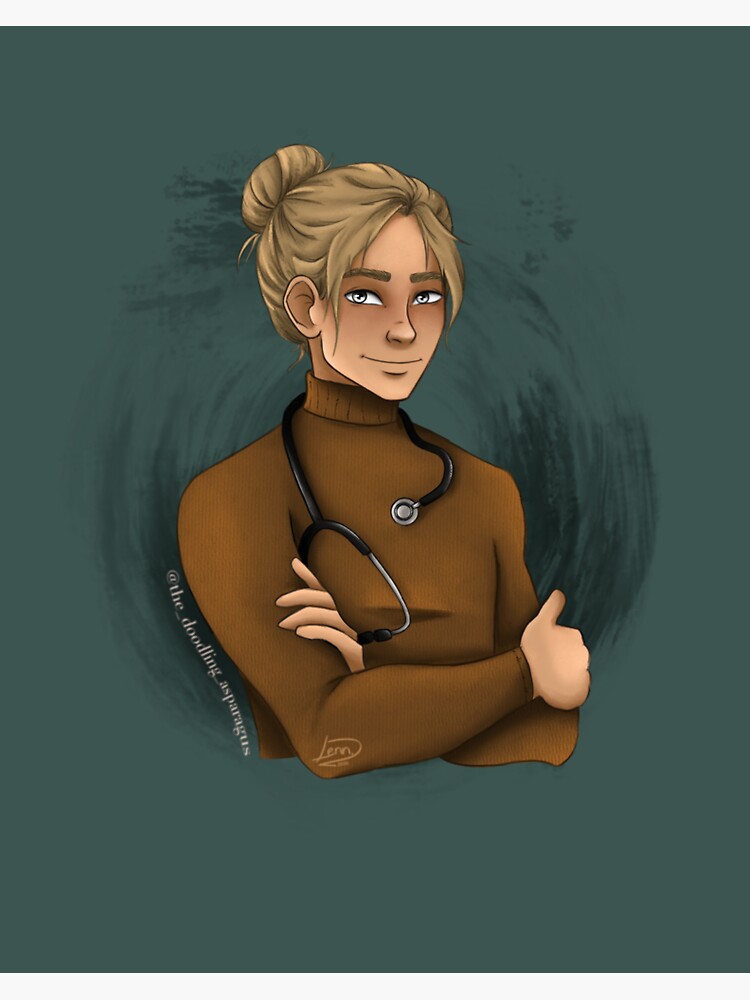 "Jacin print (with background)" Sticker for Sale by DoodlingLenn ...