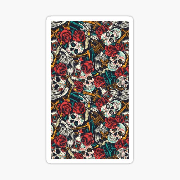 "Caveiras " Sticker by Fabio448293 | Redbubble