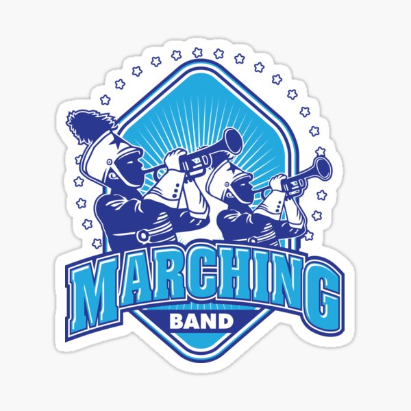 "Marching Band" Sticker by stargazerdesign | Redbubble