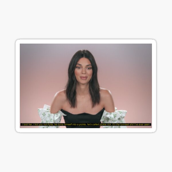"Kendall Jenner " Sticker for Sale by auntblazer | Redbubble