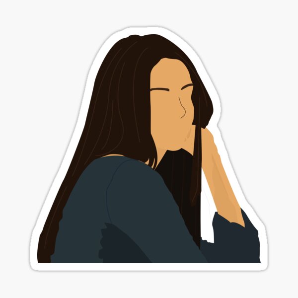 "Elena Gilbert" Sticker for Sale by purplewings03 | Redbubble