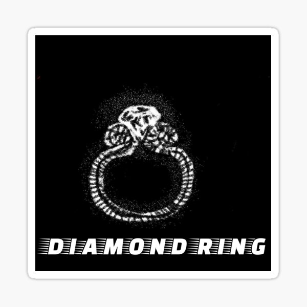 "DIAMOND RING" Sticker by IGS247arts | Redbubble