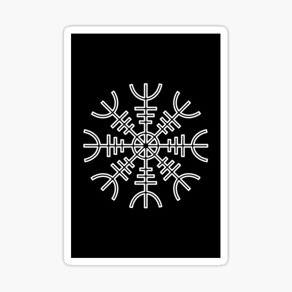 "Aegishjalmur Helm of Awe " Sticker by Moviesinmyhead | Redbubble