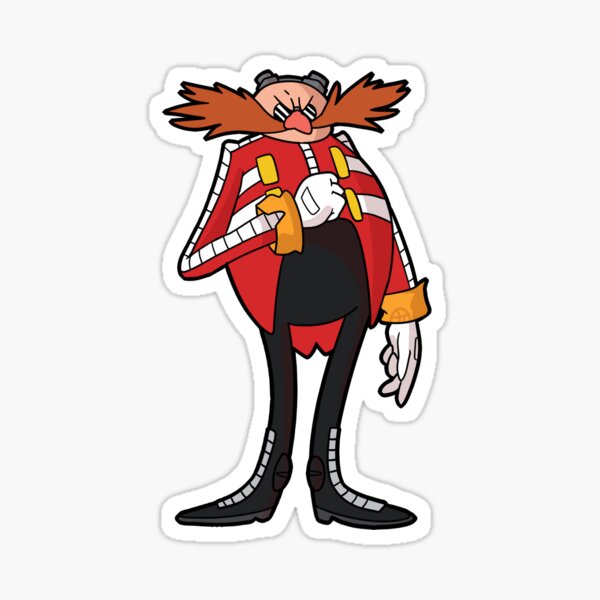 "Modern egg. (Eggman, Robotnik from Sonic The Hedgehog)" Sticker by ...