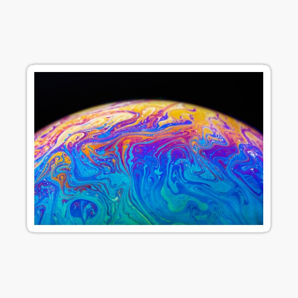 "Soap Bubble Close Up" Sticker for Sale by philippemx | Redbubble