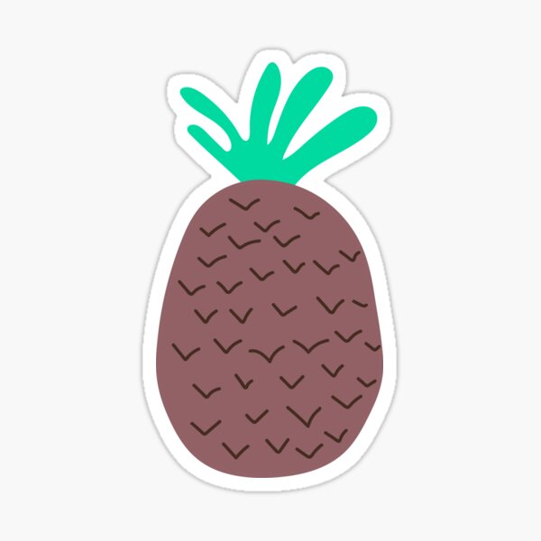 "Pineapple Fruit" Sticker for Sale by Argunika | Redbubble