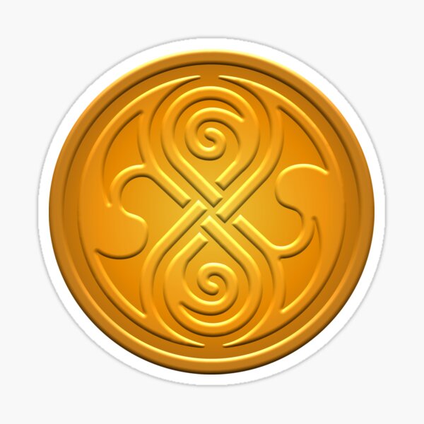 "Sign of the Time Lords" Sticker for Sale by kerchow | Redbubble