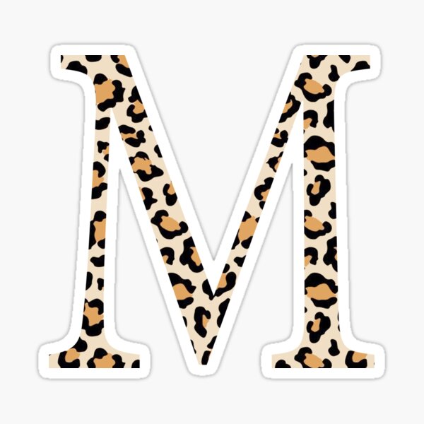 "Mu M Cheetah Greek Letter" Sticker for Sale by AdventureFinder | Redbubble