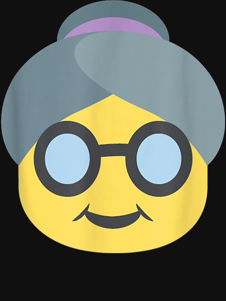 "Emoji Grandma Grandparents Grandpa Mother Old" Essential T-Shirt for ...