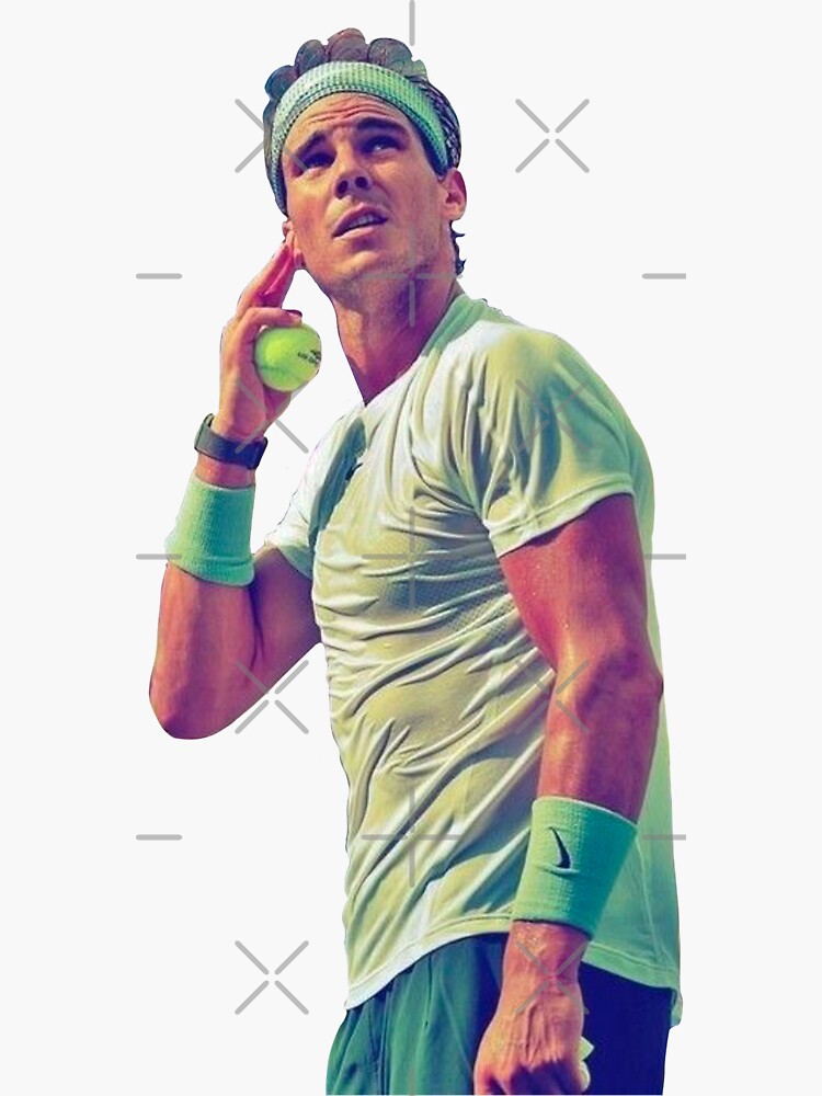 "Rafa nadal" Sticker for Sale by katelyngonos | Redbubble