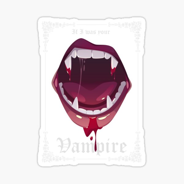 "Vampire" Sticker for Sale by WillianRosa | Redbubble