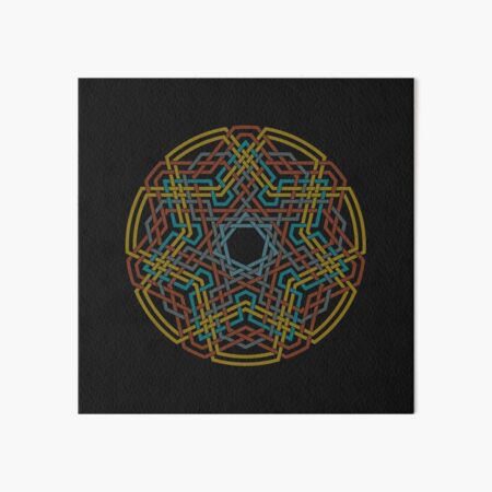 "Heptagram Symbol seven point of star" Art Board Print by arioscraft ...