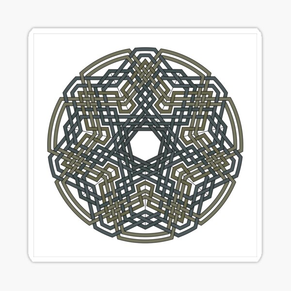 "Heptagram Symbol seven point of star" Sticker for Sale by arioscraft ...