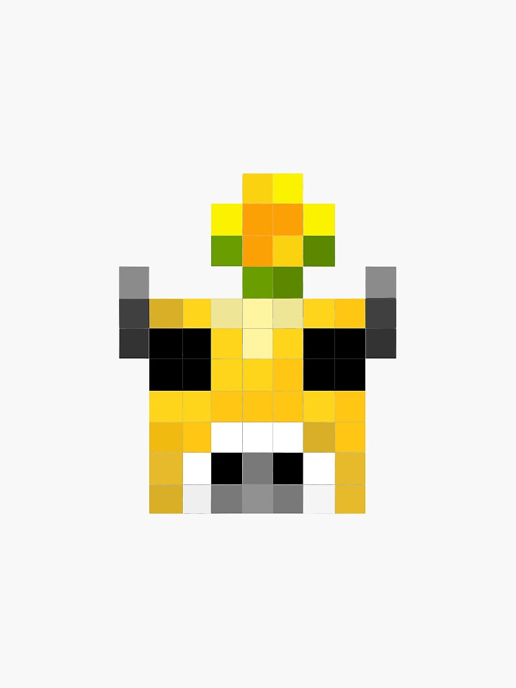 "moobloom cow (minecraft)" Sticker for Sale by ciaohaley | Redbubble