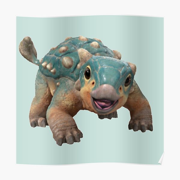 "Bumpy Ankylosaurus magniventris" Poster by uchix | Redbubble