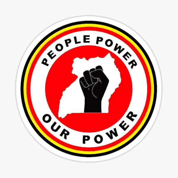 "People power logo" Sticker for Sale by JBMuwonge | Redbubble