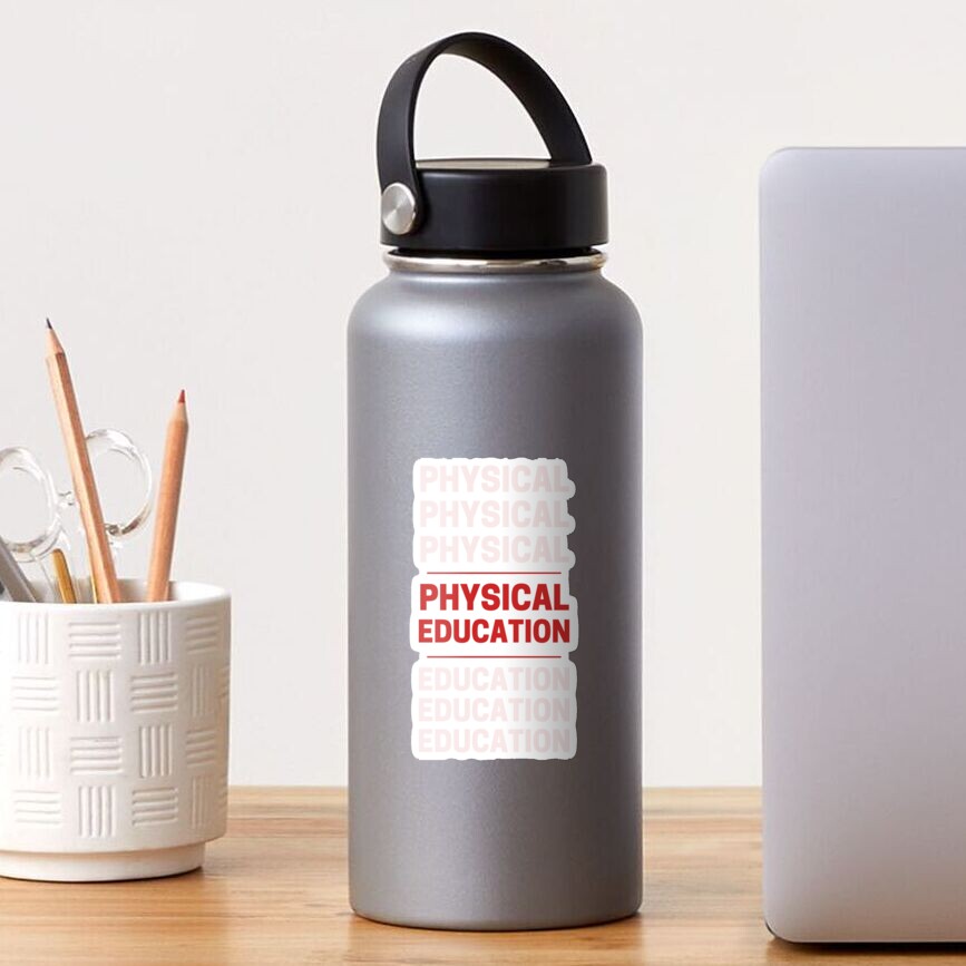 "Physical Education X3" Sticker by ThePESpot | Redbubble