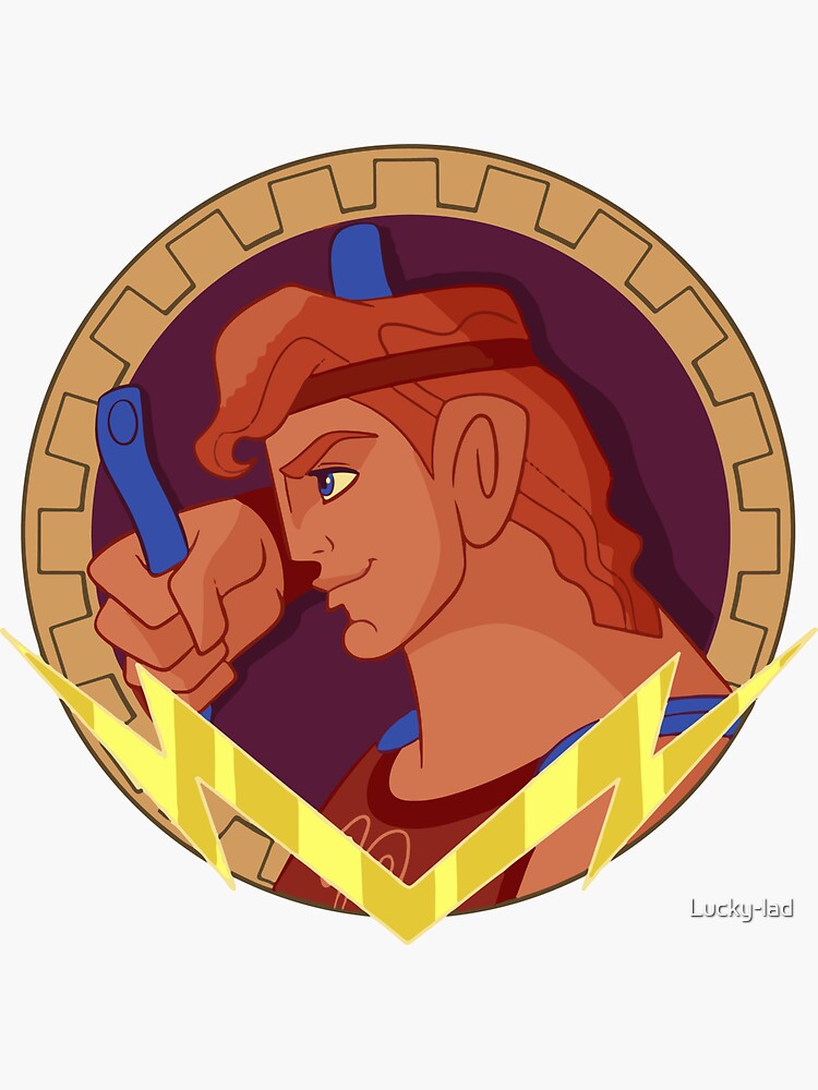 "Hercules" Sticker by Lucky-lad | Redbubble
