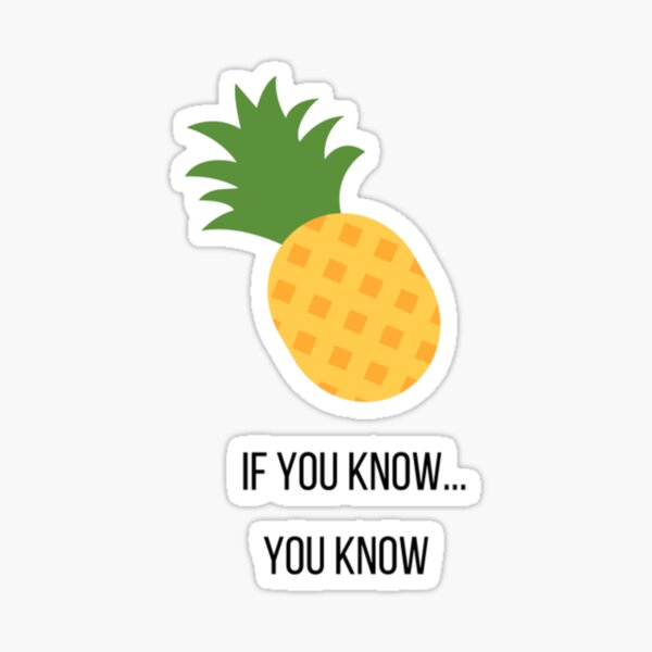 "If You Know... You Know." Sticker for Sale by JaxWorld | Redbubble