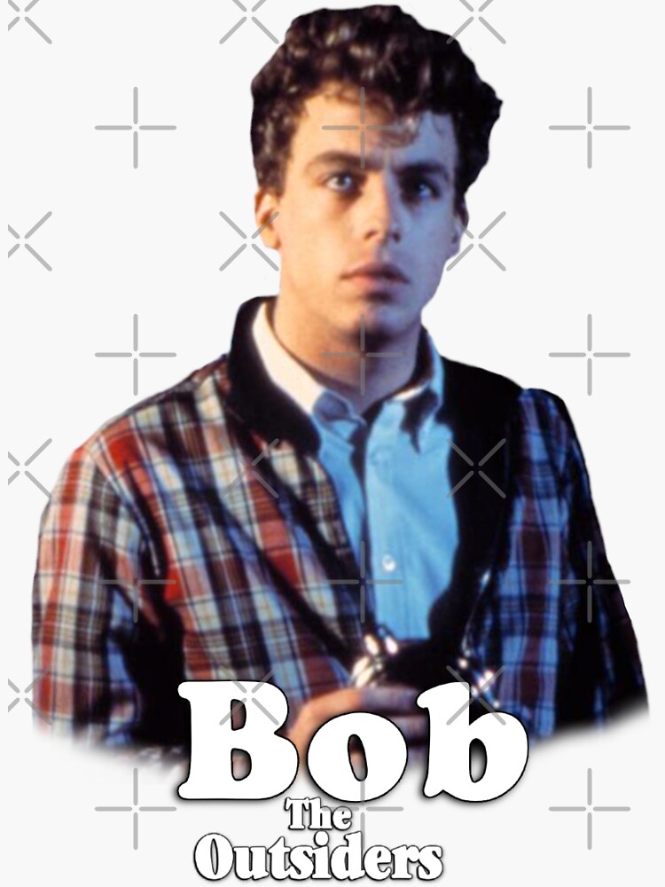 "Bob Sheldon (The Outsiders)" Sticker for Sale by bryangaspar | Redbubble