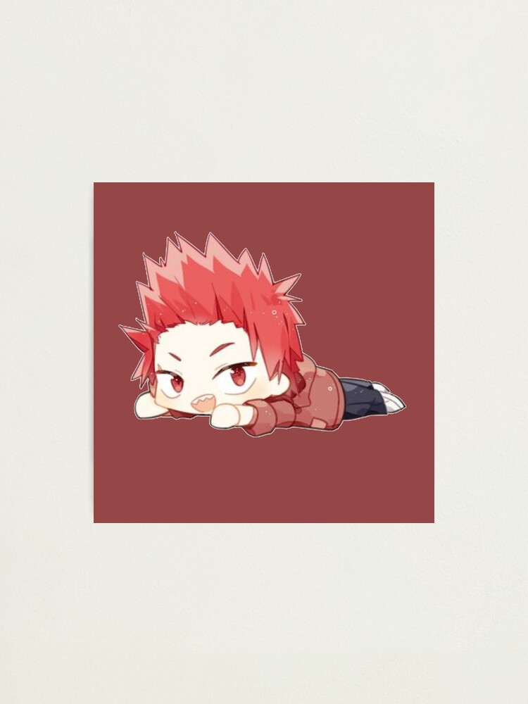 "Cute Kirishima Eijirou Chibi - BNHA" Photographic Print by eidlike ...