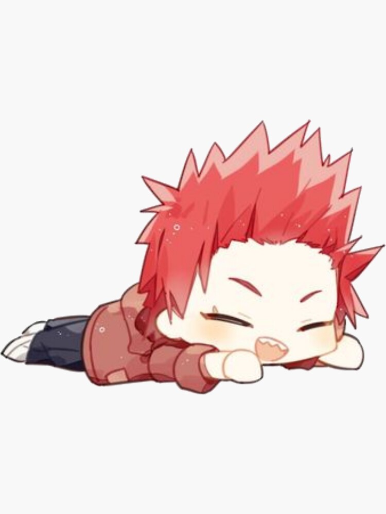 "Cute Kirishima Eijirou Chibi - MHA" Sticker for Sale by eidlike ...