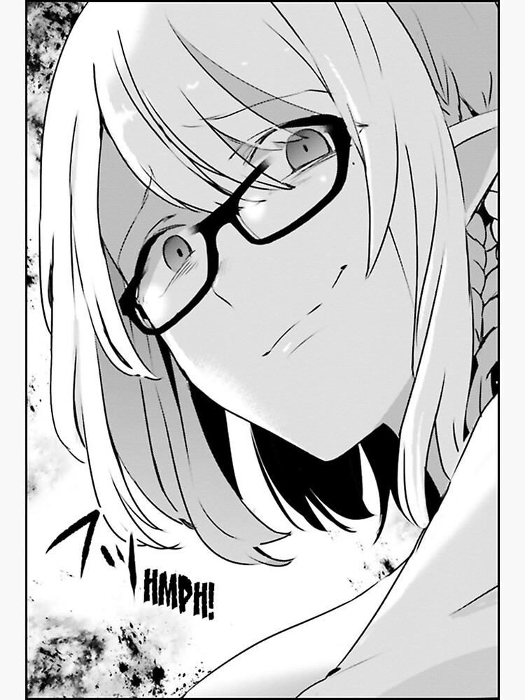 "Hmph | Smug Elf | The Eminence in Shadow" Sticker for Sale by ...