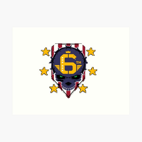 "6th Street gang Logo Cyber " Art Print for Sale by bdanmartin | Redbubble