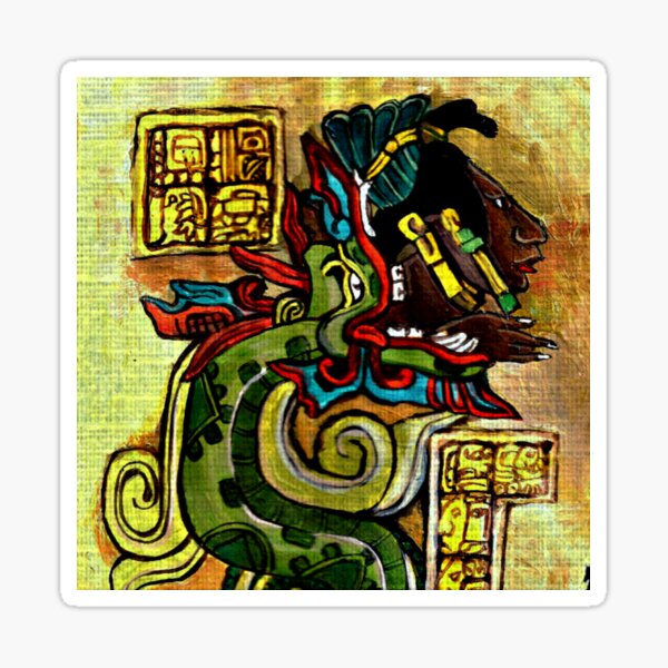 "Chichen itza Mexico Mayan God Kukulkan" Sticker for Sale by joseech ...