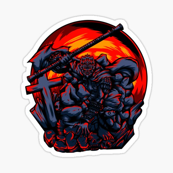 "Sun Wukong" Sticker by SukeImagen | Redbubble