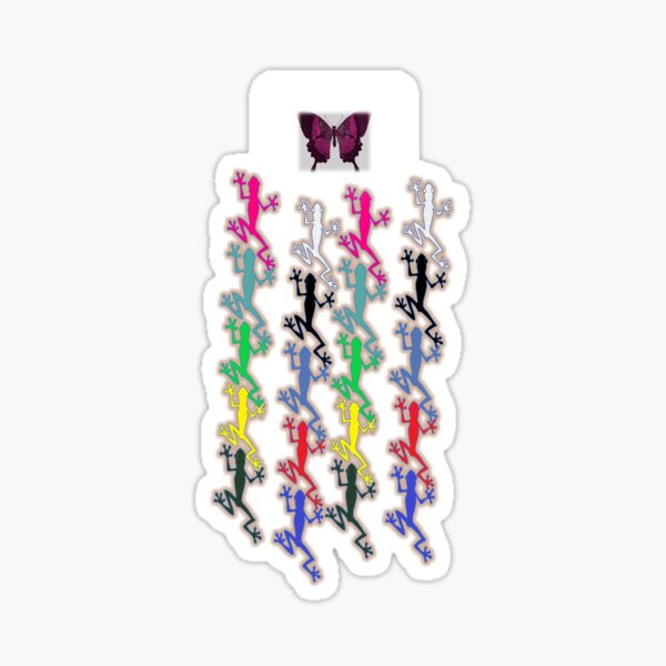 "frog and butterfly" Sticker for Sale by Moltotal | Redbubble