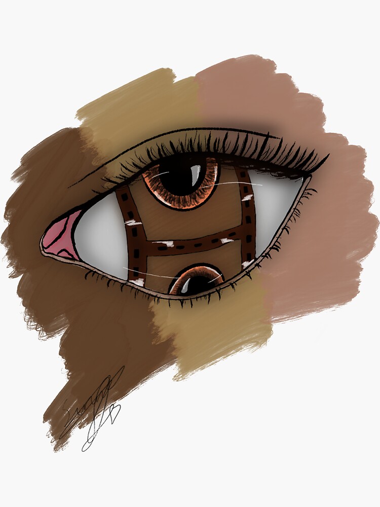 "Pinhole" Sticker for Sale by GhostSeris | Redbubble