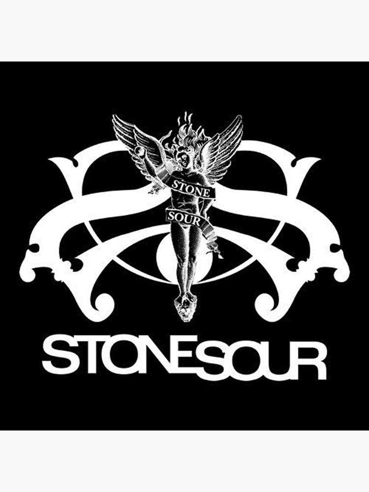 "Stone Sour in white logo" Poster for Sale by rhonabuchanan | Redbubble