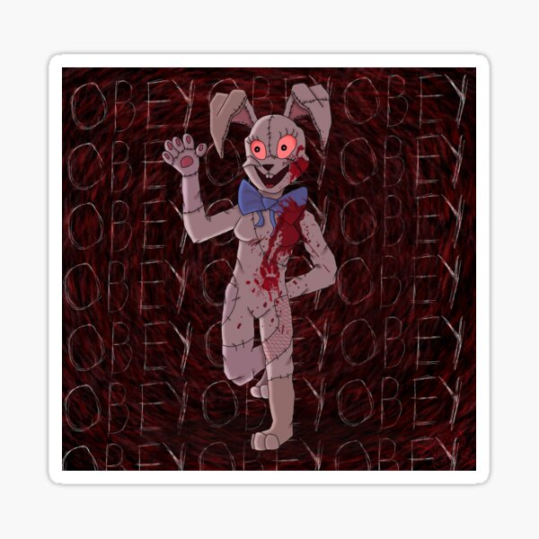 "FNaF Vanny " Sticker for Sale by SpookyKoffee | Redbubble